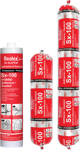 Sealex Sx-100, Hybrid Sealant, high adhesion, Non-shrink, Applied on ...